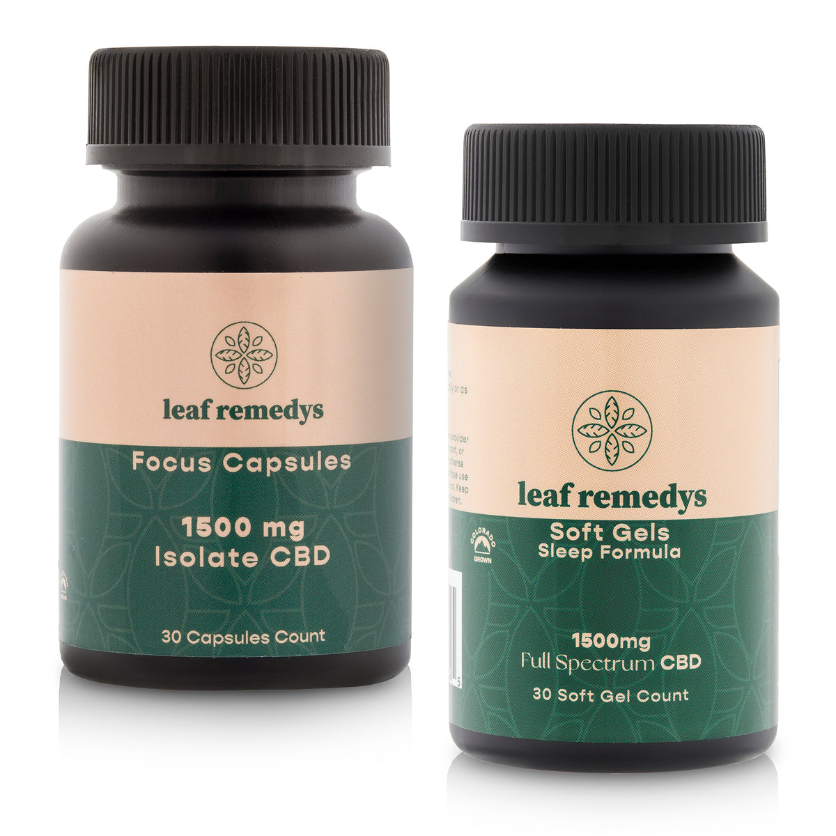 Premium CBD Gel Capsules USA | CBD Softgels - Leaf Remedys