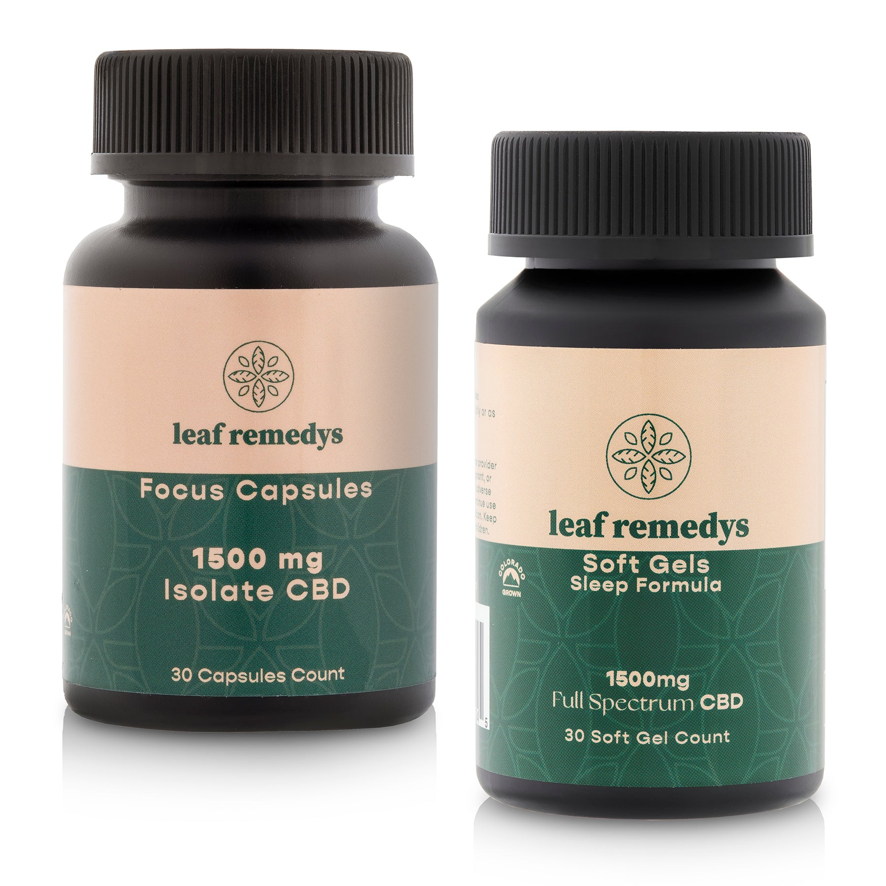 Premium CBD Gel Capsules USA | CBD Softgels - Leaf Remedys